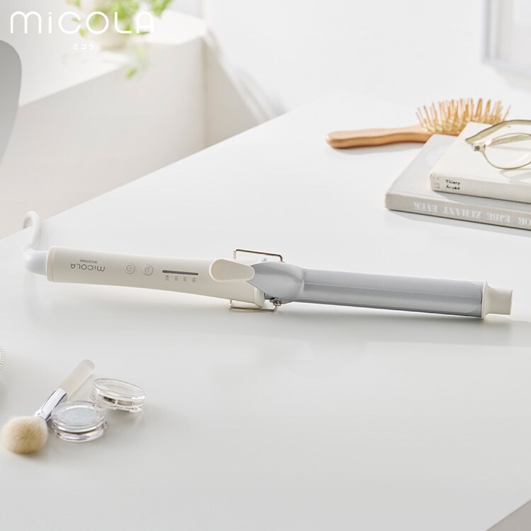 MiCOLA カールアイロン HIR-MC オフホワイト 全2種 H102031│アイリスプラザ│アイリスオーヤマ公式通販サイト