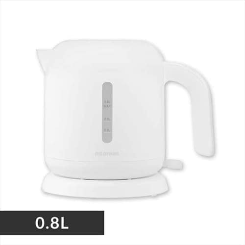 ケトル ベーシックタイプ ホワイト IKEB-800-W H514667│アイリスプラザ│アイリスオーヤマ公式通販サイト