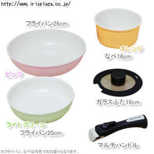 口コミ・評判│【販売終了】【倉庫】【KITCHEN CHEF(キッチンシェフ)】セラミッククイックパン 5点セット CQP-SE5 ピンク ...