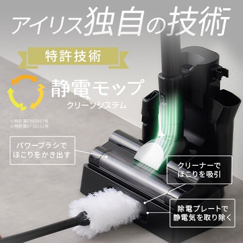 充電式サイクロンスティッククリーナー SCD-R3P-B ブラック[B] 203683