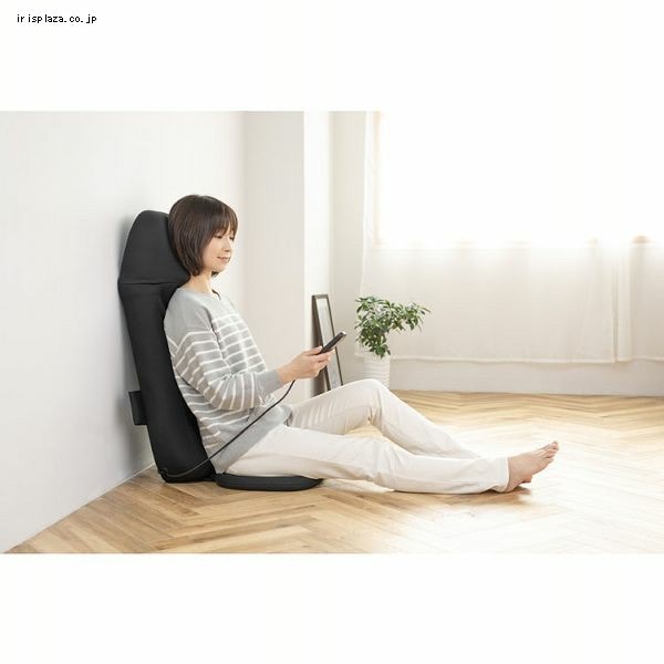THRIVE マッサージシート マッサージャー ブラック MD-8673(BK) 7263017│アイリスプラザ│アイリスオーヤマ公式通販サイト