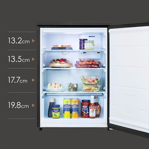 冷蔵庫 66L 奥行きスリム 小型 セカンド冷蔵庫 1ドア 奥行き39cm IRSN-7A 全2色 H103488│アイリスプラザ│アイリスオーヤマ公式通販サイト