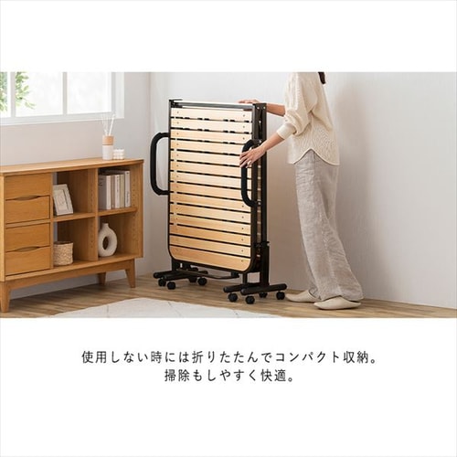 折りたたみすのこベッド OTBSS-WH ナチュラルホワイト K105774│アイリスプラザ│アイリスオーヤマ公式通販サイト