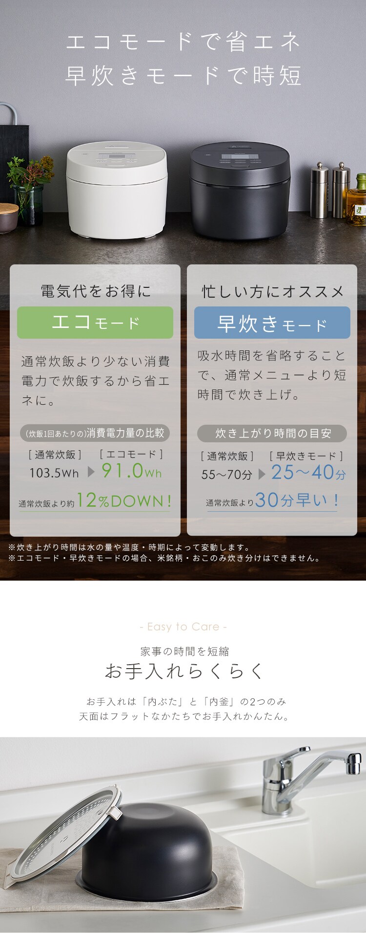 炊飯器 IH 5.5合炊き RC-ISA50 全2色 104940│アイリスオーヤマ公式通販アイリスプラザ
